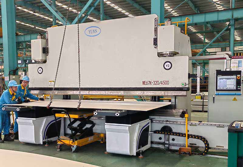 Press Brake Sheet Follower